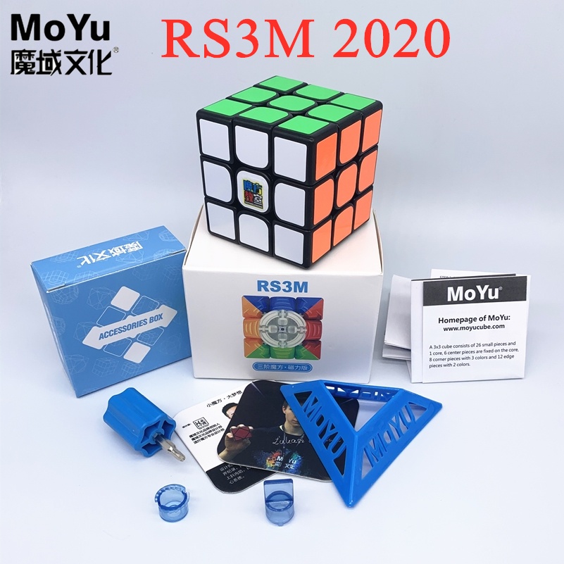 RS3M 2020 Moyu Cube 3x3x3 Magnetic Magic Cube RS 3M Speed Cubing Classroom RS3 M Magnetic Puzzle ...