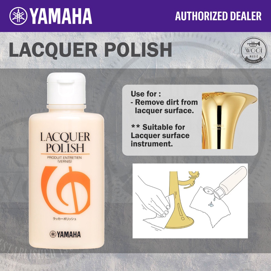 Yamaha Lacquer Polish - 110ml (Saxophone / Piston Valve Brass / Rotary ...