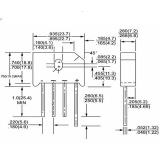 Rectifier Bridge KBPC2510 KBPC2508 KBPC2506 KBPC2504 KBPC2502 KBPC2501 ...