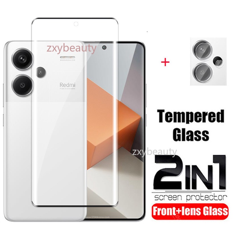2in1 Full Cover Curved Screen Protector For Redmi Note 13 Pro Plus 5G ...
