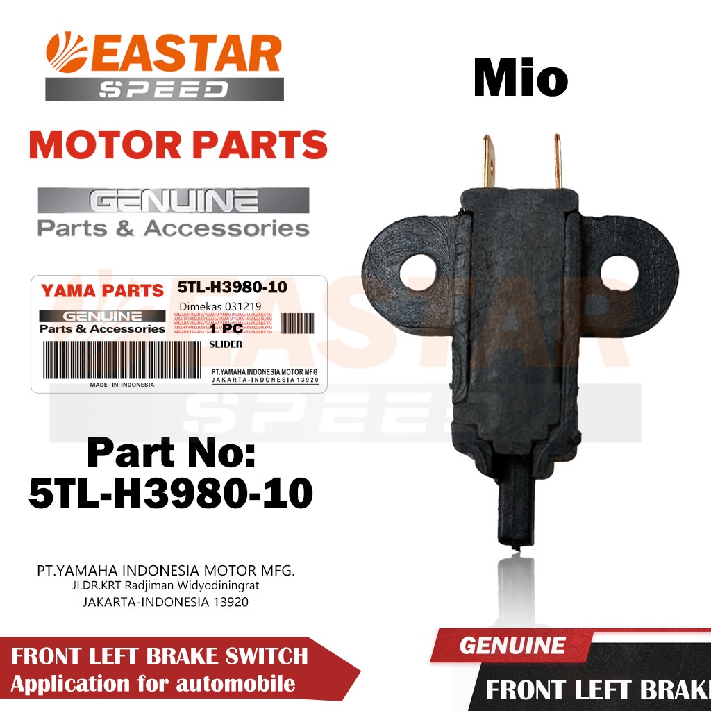 (5TL-H3980-10)Mio Front Left Brake Switch | Shopee Philippines