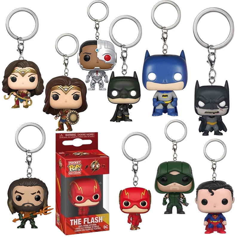 Funko Pop Pocket The Flash Batman Wonder Woman Cyborg Superman Arrow ...