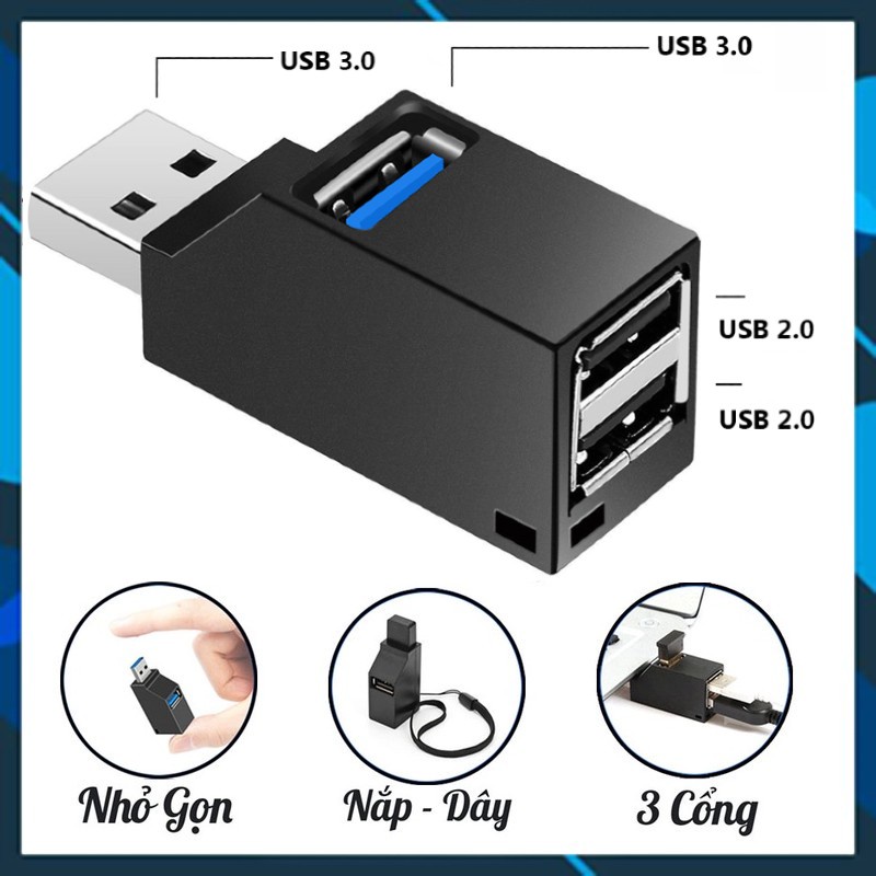 3-in-1 Splitter Hub Adapter Type C USB A to 3 Ports USB 2.0 / USB 3.0 ...
