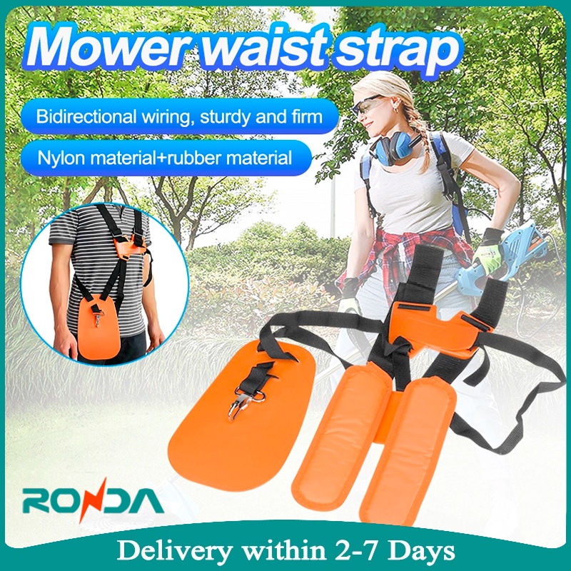 Adjustable Trimmer Harness Strap Double Shoulder Lawn Mower Belt ...