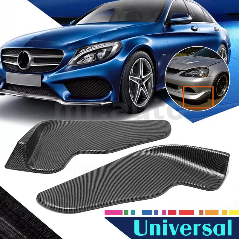 Mr.auto 2x Universal Winglet Type Style Car Front Deflector Spoiler ...