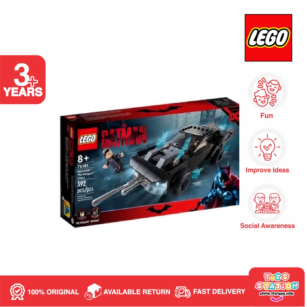Lego Superheroes 76181 Batmobile The Penguin Chase - Toyzstatioon ...