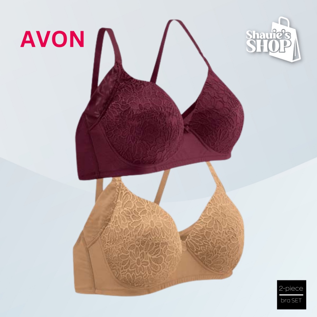 AVON Marissa Non-wire Smoothing & Lifting 2-pc Bra Set By Avon Products ...