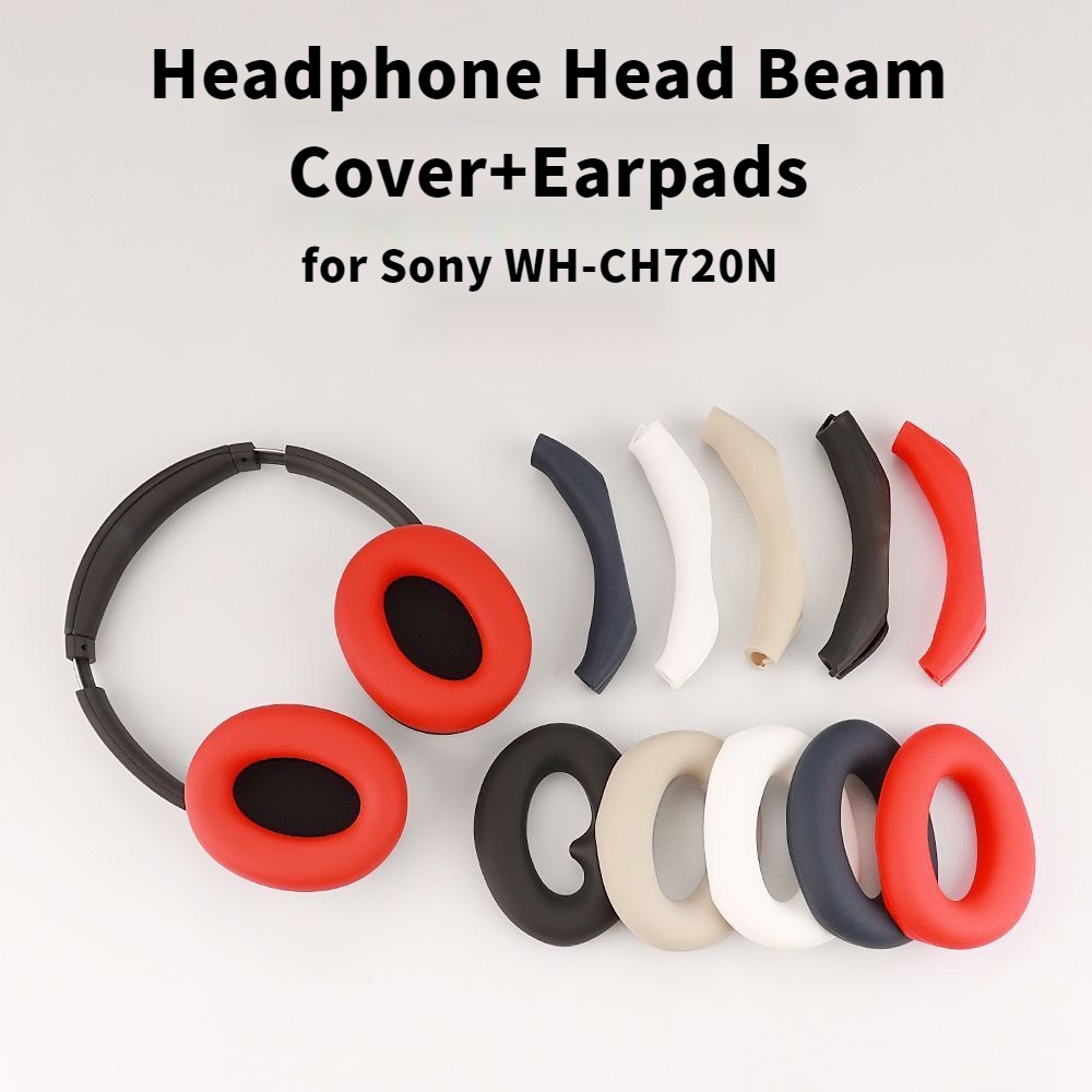for Sony WH-CH720N Earphone Protective Cover Ear Cap Head Beam Sleeve ...