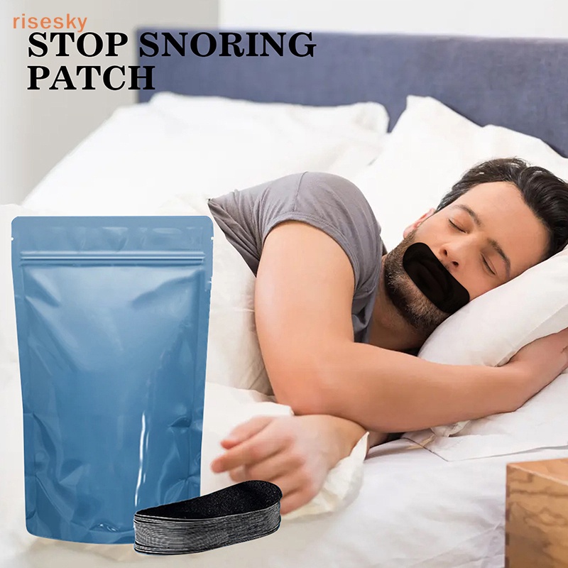 [risesky] Stop Snoring Patch Nose Breathing Correction Night Sleep Lip ...