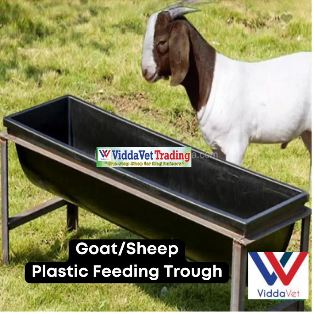 Viddavet Feeding tray for goat 100x30x18cm goat feeds pellet goat ...