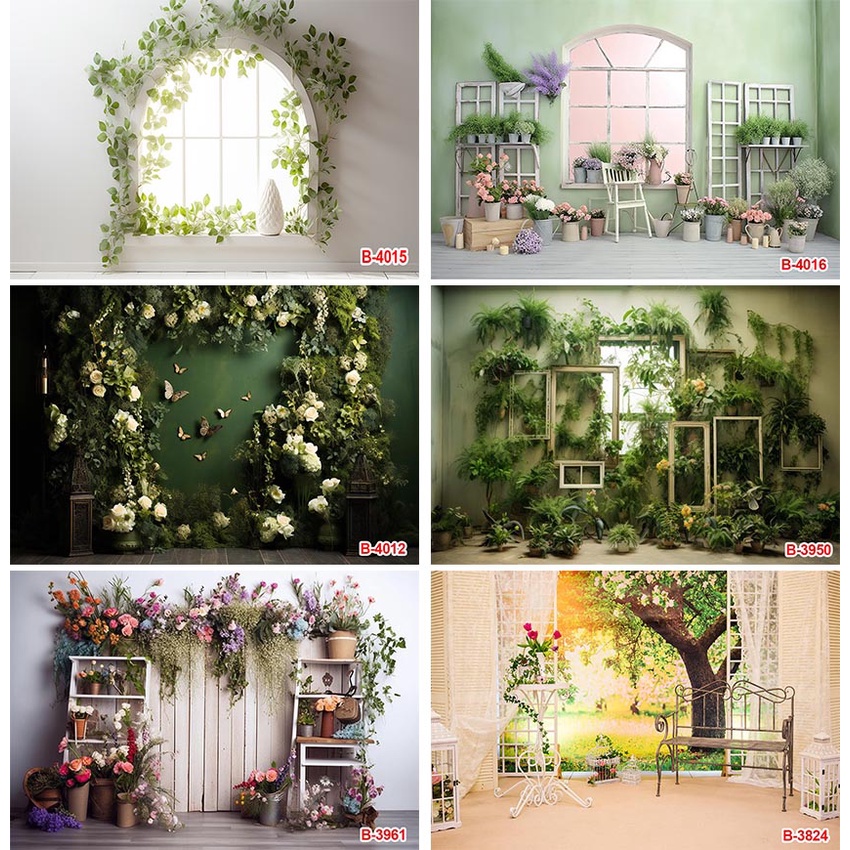 Spring Scenic Easter Backdrop Sweet Flowers Photography Background ...