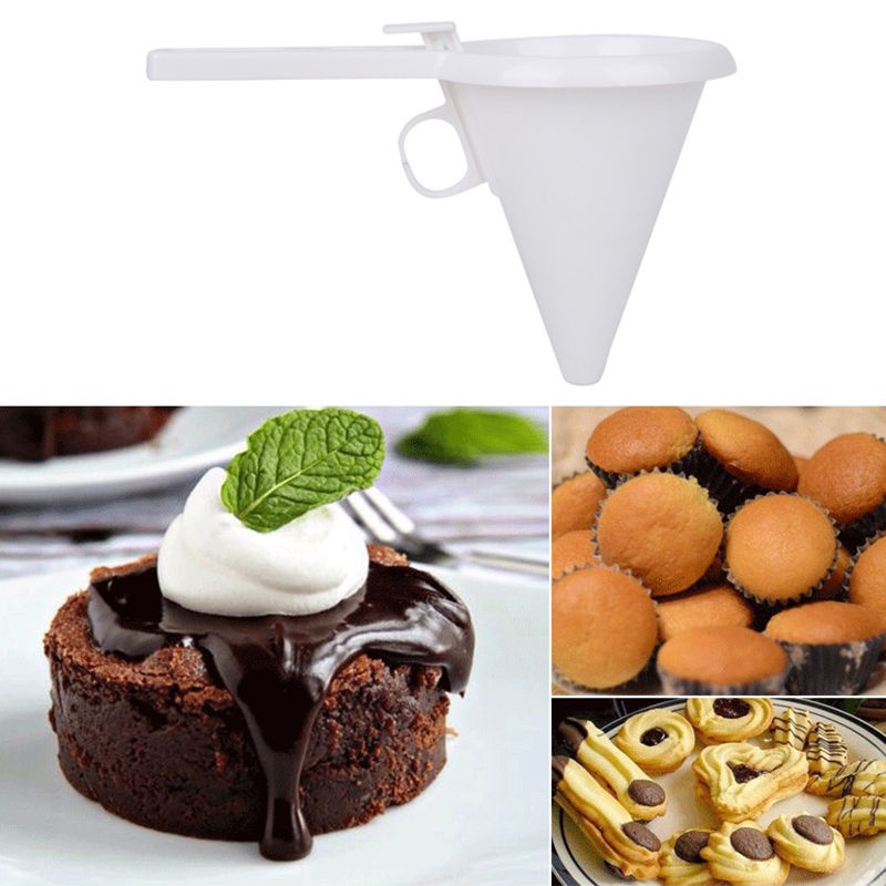 Adjustable Icing Candy Funnel Chocolate Pastry Mold Batter Dispenser ...