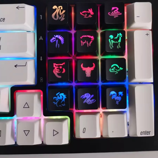 GMK Zodiac Translucent Keycaps OEM High ABS Mechanical Keyboard ...