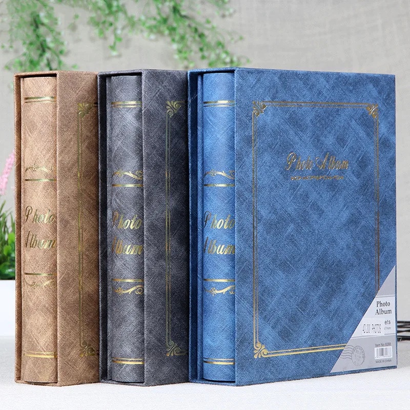 4D Large 6-inch Intert Photo Album 200 Pages Scrapbook Paper Baby ...