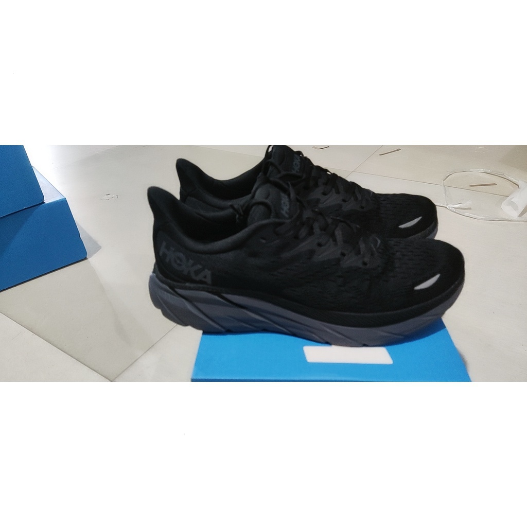 2022Newe e Clift 8cushioned shoes All Black | Shopee Philippines