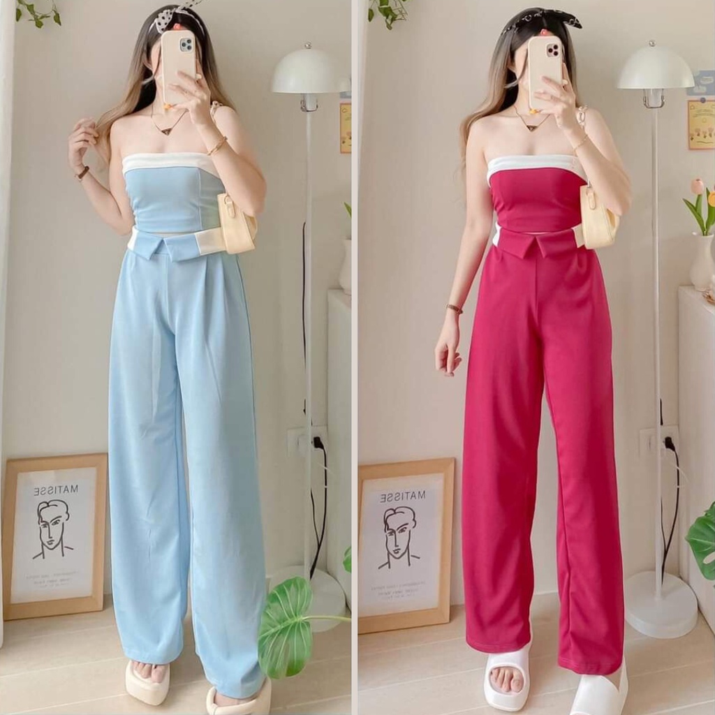 EWF | BIANCA TRENDY TUBE TERNO COORDS CASUAL CLASSY CREPE FABRICS FOR ...