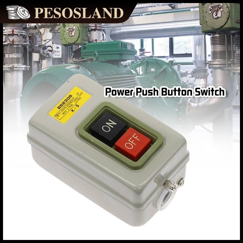 Power Push Button Switch 220/380V BS211B BS216B BS203B 3-phase Push ...