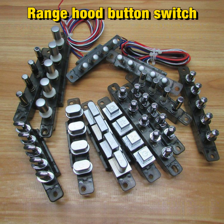 Range Hood Accessories Four-Five-Button Panel Power Switch Trigger ...