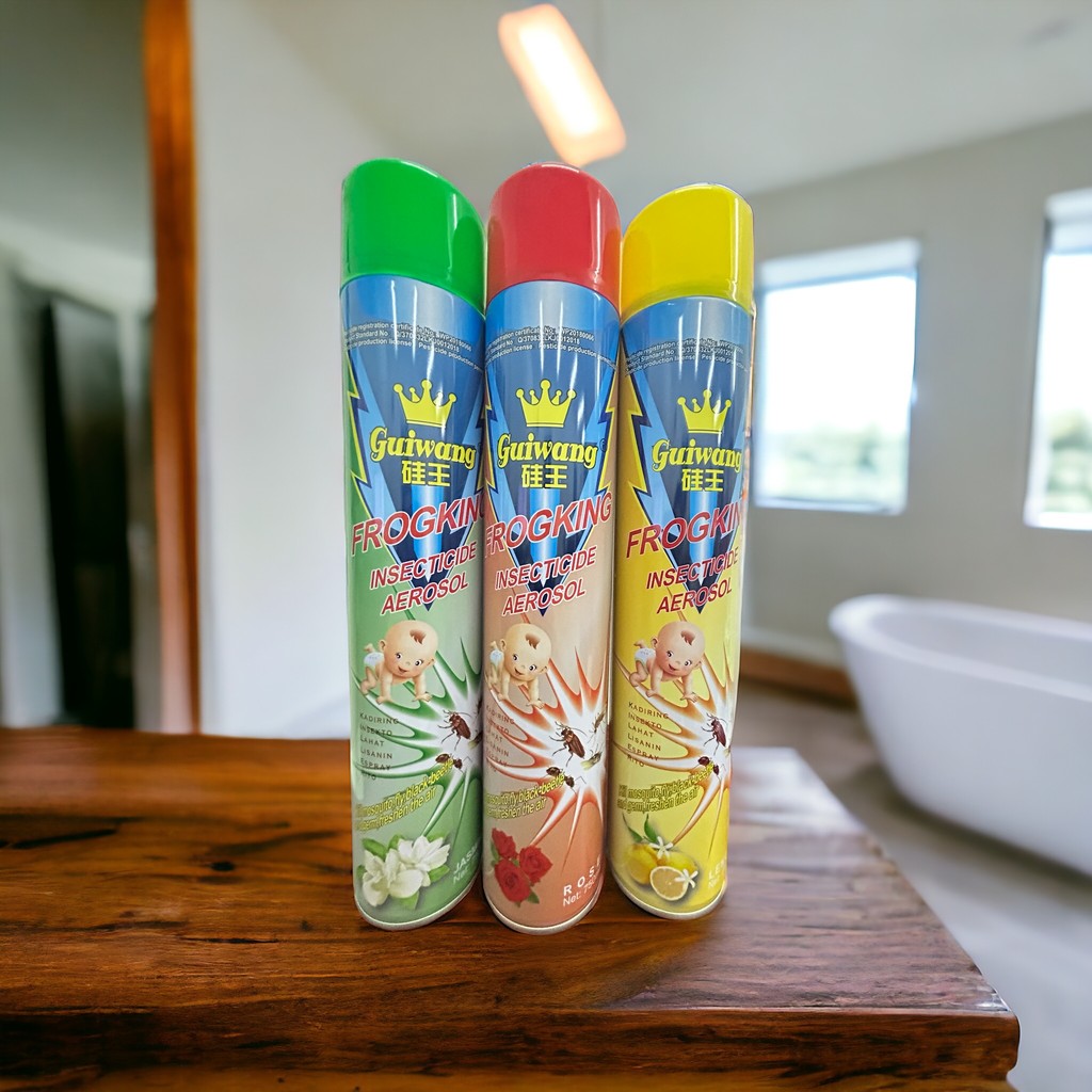 GUIWANG Insecticide Aerosol Spray Lemon/Rose/Jasmine 750ml | Shopee ...