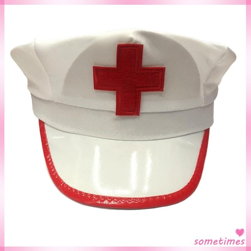 Time Cosplay Nurse Doctor Hat for Kids Adults Nurse Party Cosplay ...