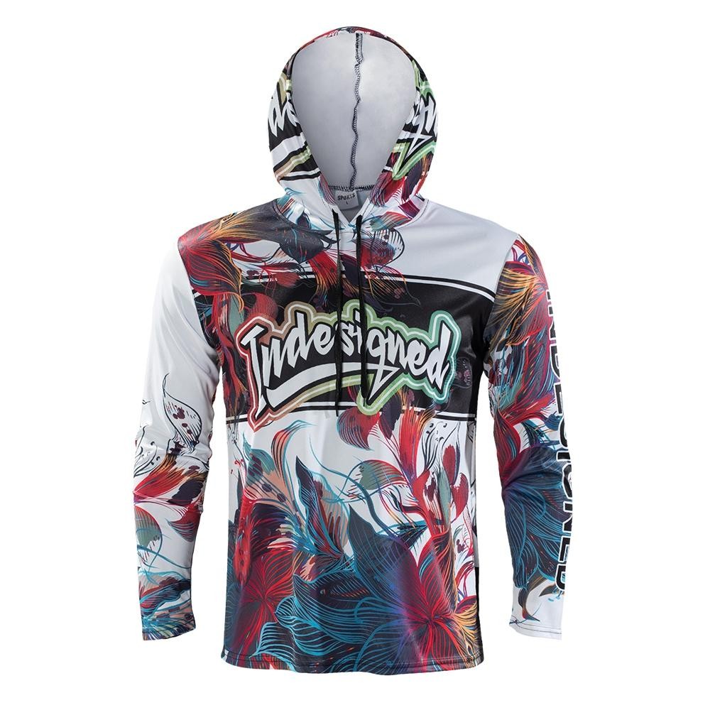Long Sleeve Motor Jersey with Hoodie for men Motorcycle T-shirt Hood Full Sublimation | Shopee ...