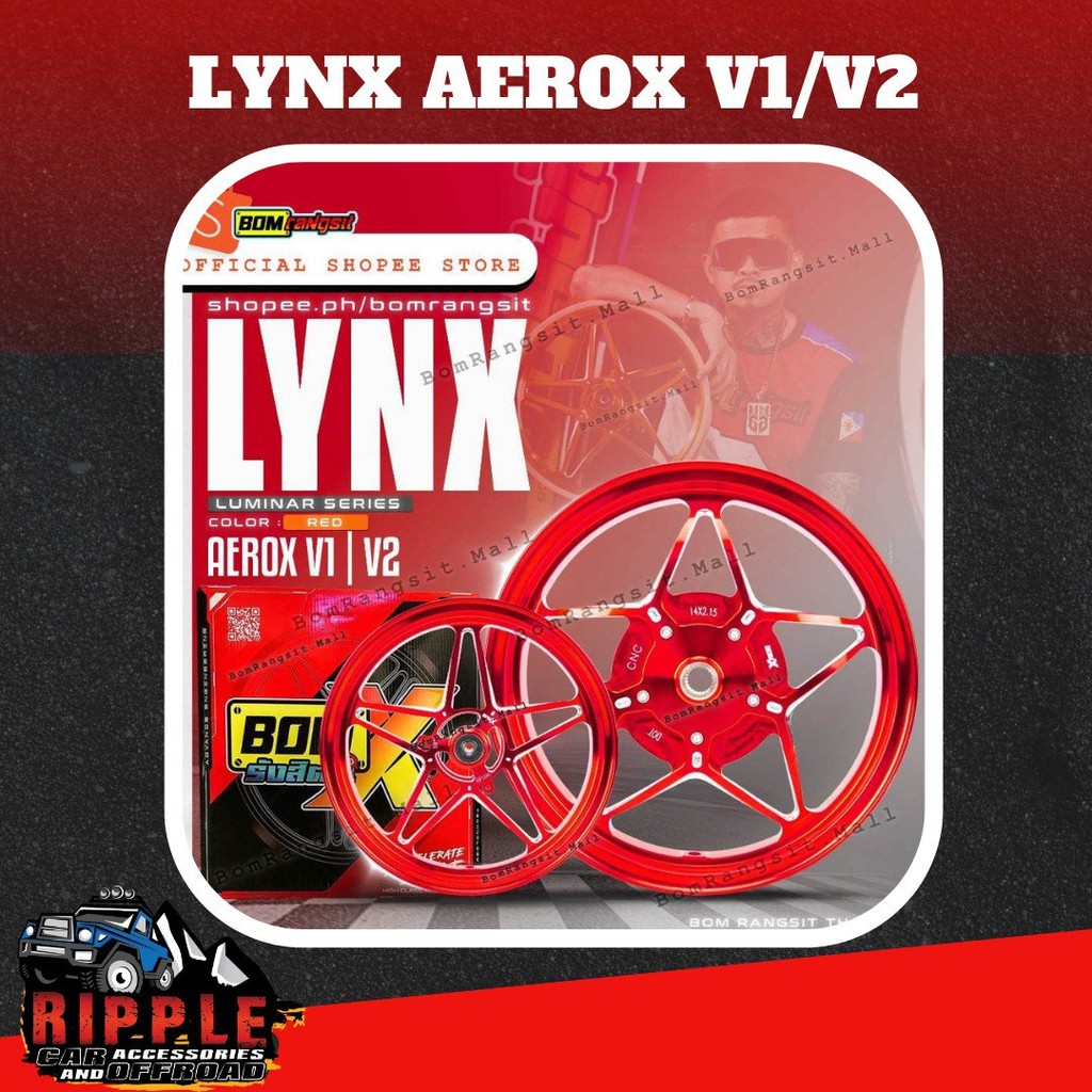 Bom Rangsit bom x Mags 5 lynx star design yamaha aerox v1 / v2 | Shopee ...