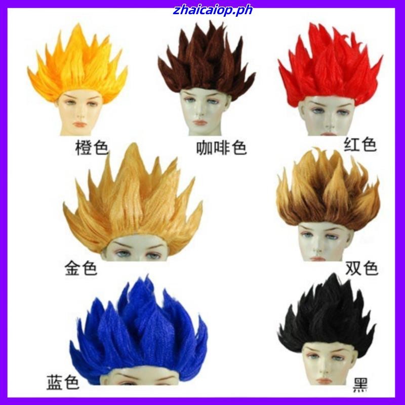 Dragon Ball Super Saiyan Son Goku Kakarotto Hair Wigs for Man for Anime ...