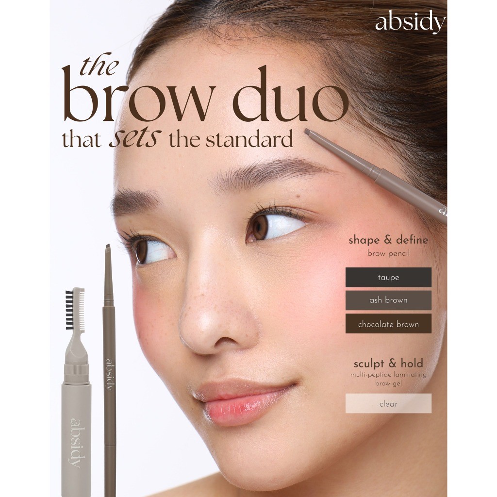 Absidy Shape & Define Brow Pencil with Free Refill | Shopee Philippines