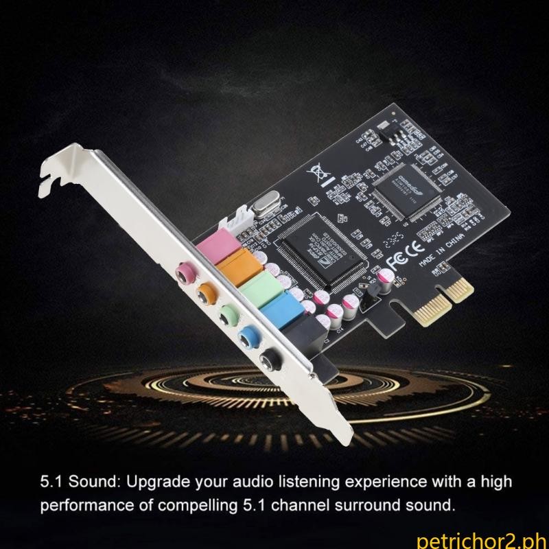 petrichor2.ph PCIe Sound Card 5 1 Internal Sound Card with 3D Stereo ...