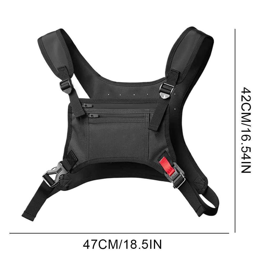 Sports Chest Bag for Men Water Resistant Running Vest Bag Running ...