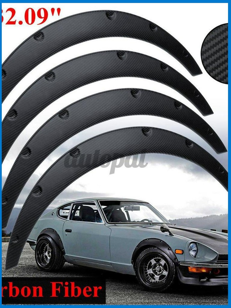 Universal Flexible Car Fender Flares Extra Wide Body Wheel4Z+i B+fd ...