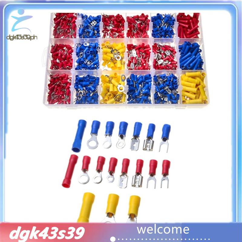 [Pretty]1200Pcs Wire Connector Insulated Electrical Wire Terminals Wire ...