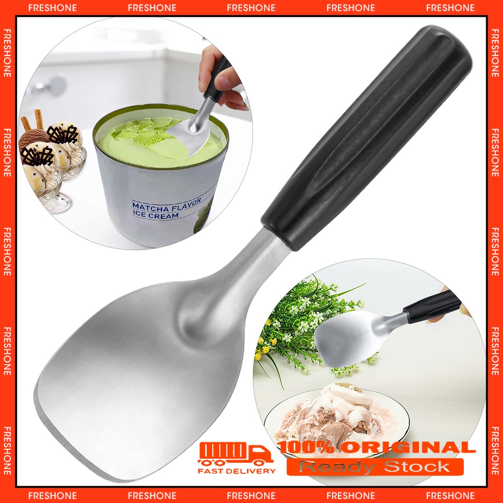 COD Ice Cream Scoop Stainless Steel Flat Ice Cream Spade Ice Cream ...