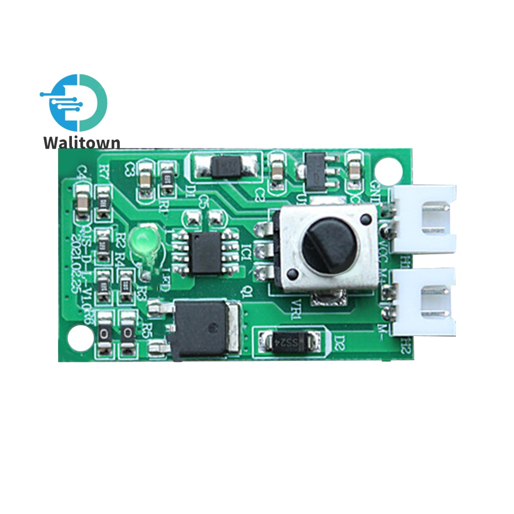 DC7-12V 10A PWM DC Motor Speed Controller Module Adjustable Speed PWM Electronic Governor ...
