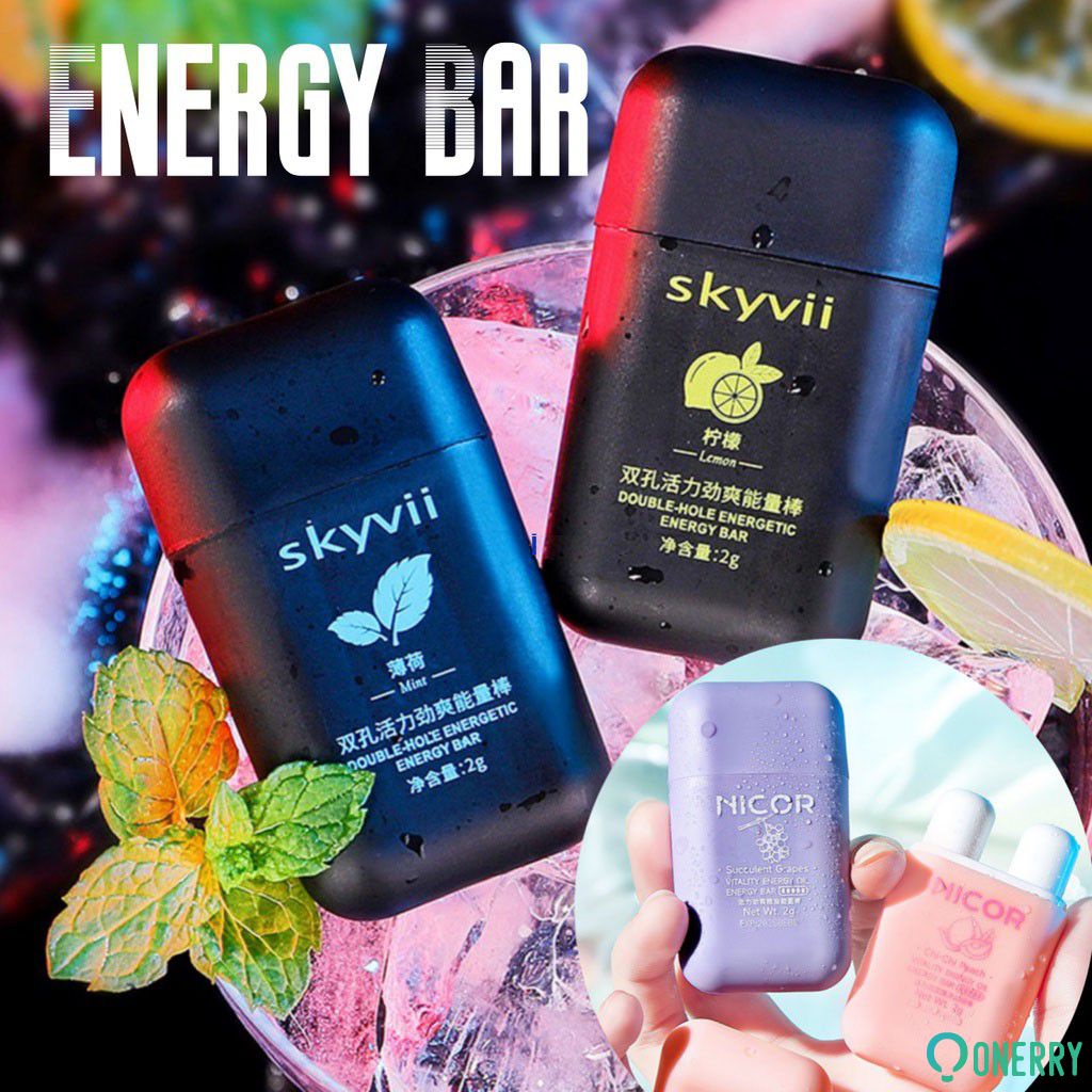 Skyvii Vitality Anti-sleeping Energy Nasal Inhaler Stick Liver Double ...