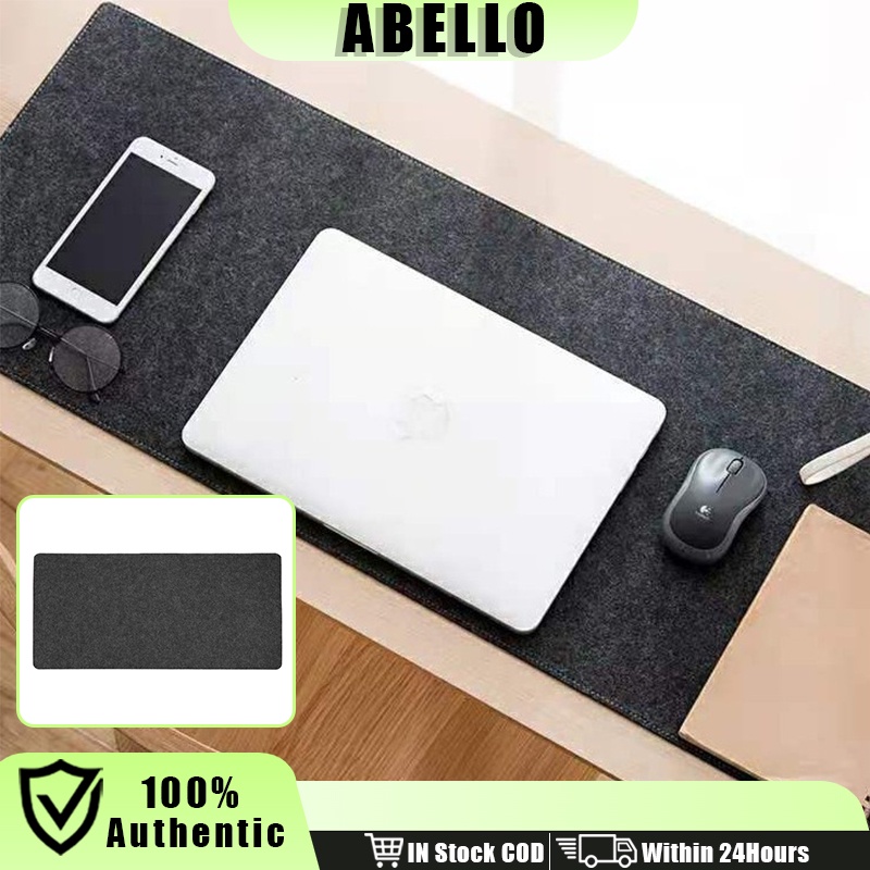 Felt Mouse Pad Extended Simple Grey Wear-Resistant Non-Slip Mouse Pad ...