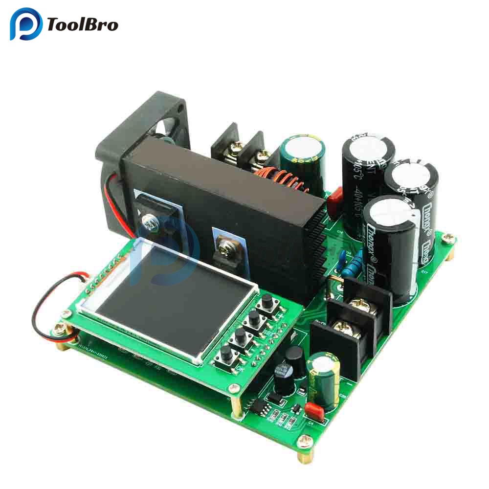 900W 15A LCD Digital Booster Module Constant Current Constant Voltage ...