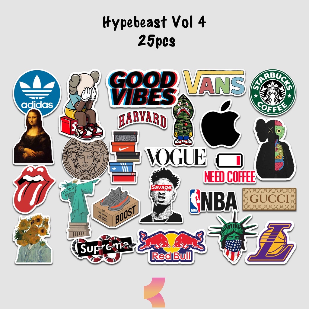 Supreme Graffiti Sticker Aesthetic Vinyl Decal Laptop Waterproof DIY ...