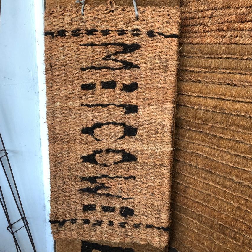 Welcome Coconut Coir Fiber Mat | Shopee Philippines