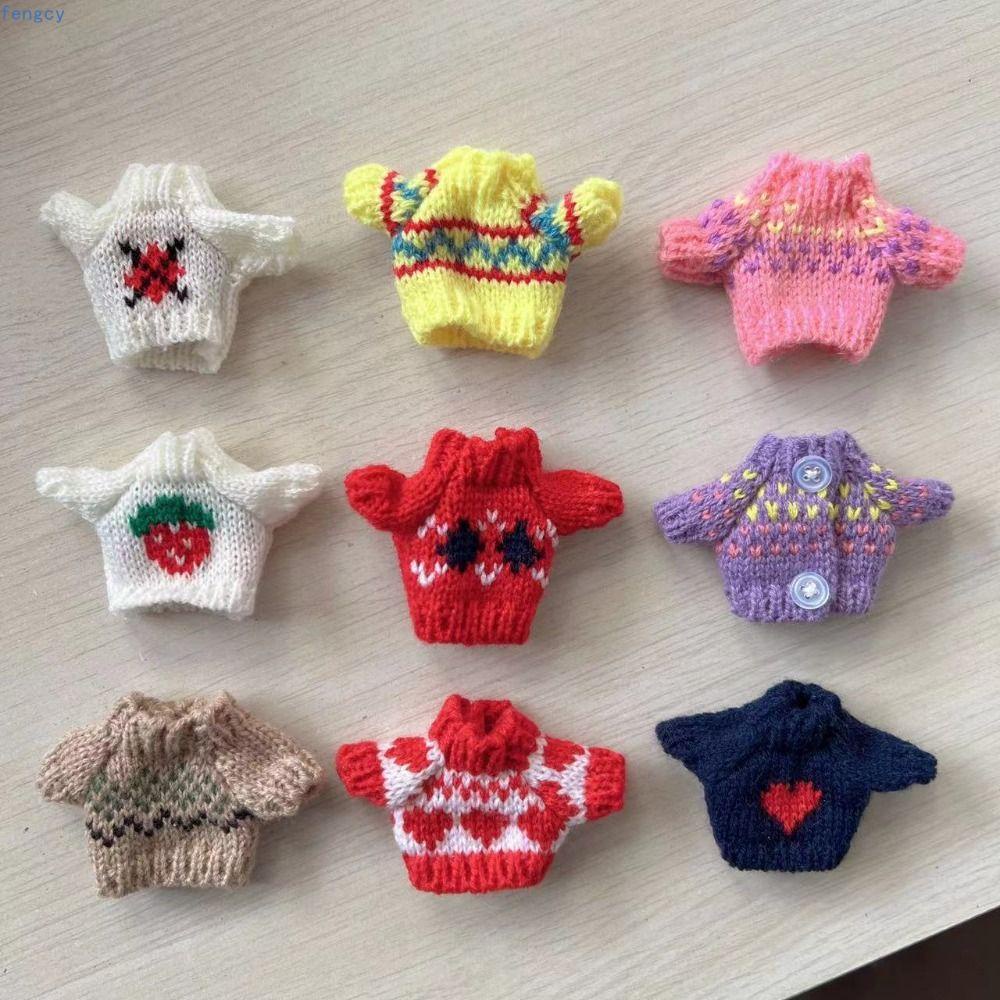 FENGCY Dolls Sweater, Christmas Style White/Red/Green BJD Doll Clothes ...