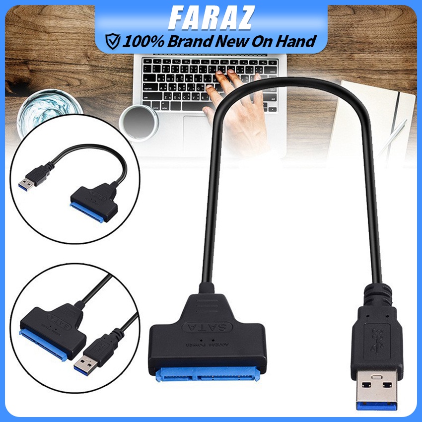 SATA to USB 2.0/3.0 Cable Adapter 6Gbps for 2.5 Inches SSD/HDD Hard ...