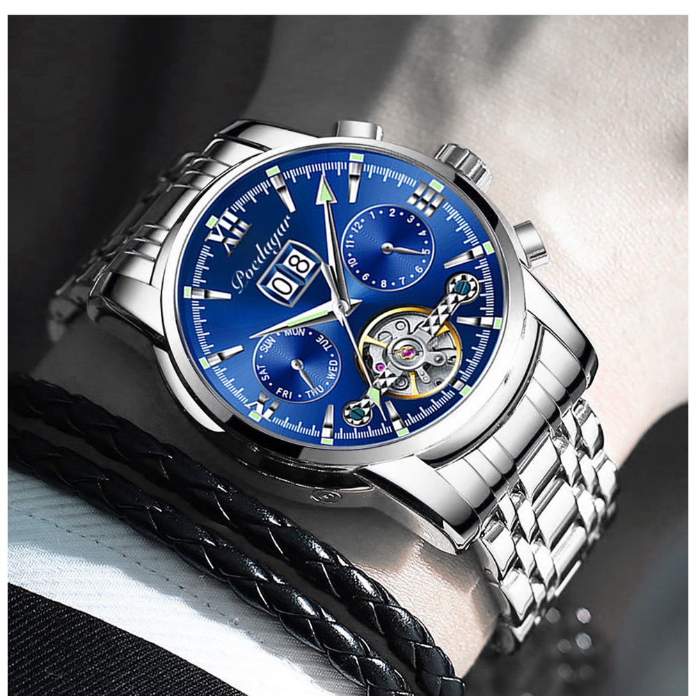 Bodaga 8051 Watch Waterproof Multi-Function Watch Men's Automatic ...