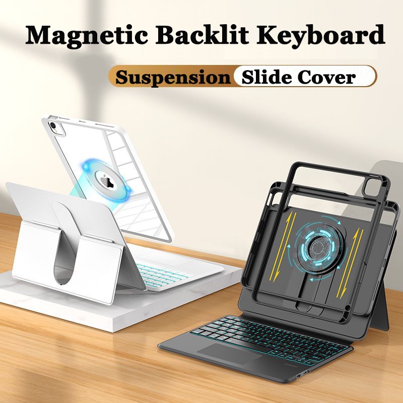 Rotating Magnetic Sliding Case for IPad 10th Gen 10.9 Air 3 Pro 10.5 ...