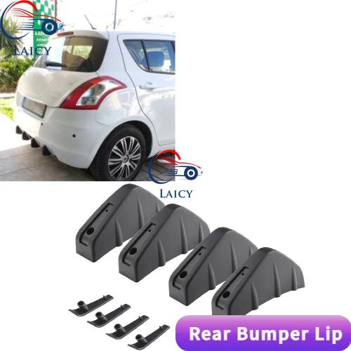 LAICY 4pcs for Suzuki Swift RS Rear Bumper Lip Rear Diffuser Defuzer ...