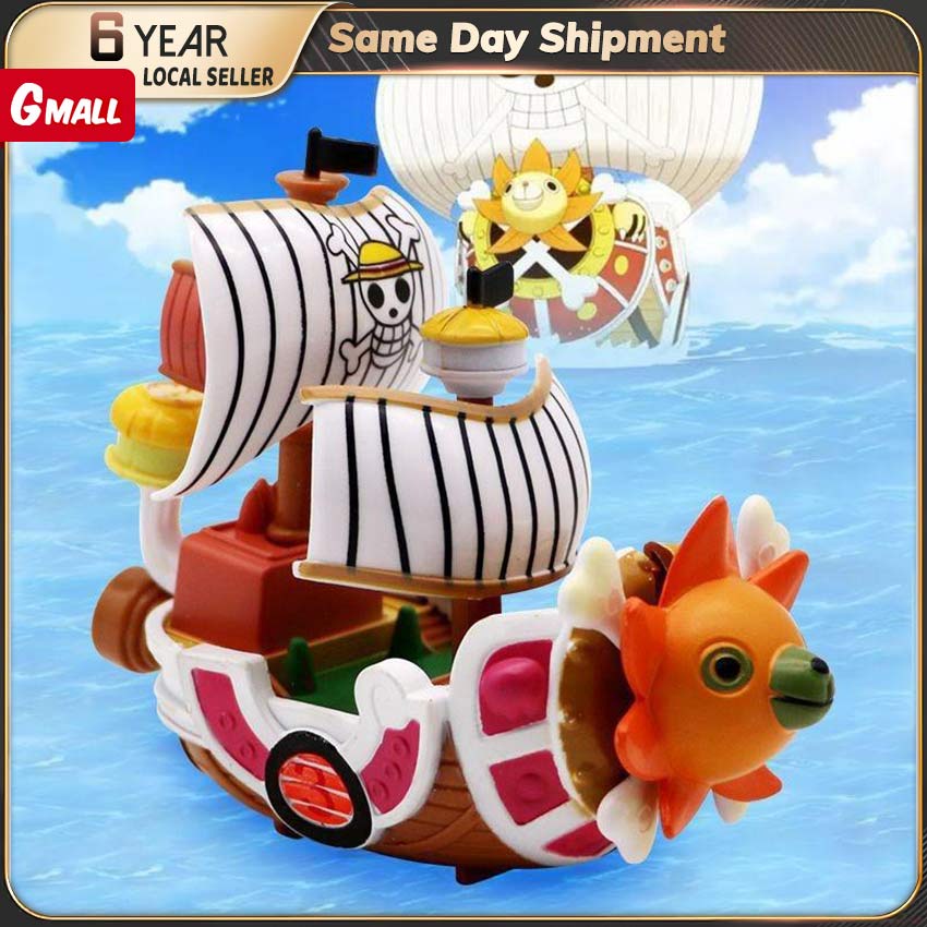 【Fast Delivery】 Bandai Anime One Piece Thousand Sunny Going Merry Boat ...