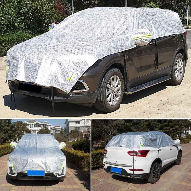 Universa lHalf Car Cover Outdoor Sun UV Dust Resistant Protection Cover ...
