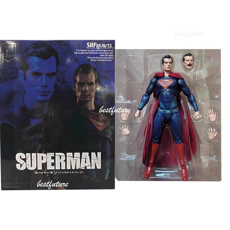 SHF DC Justice League Articulado Superman Sh Figuarts Action Figure ...