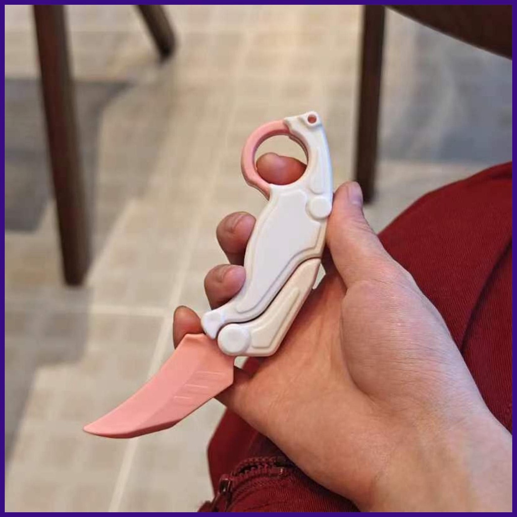 3D Printed Claw Knives 3D Gravity Radish Knives Foldable Toy Knives Fidget Knives Sensory Push ...