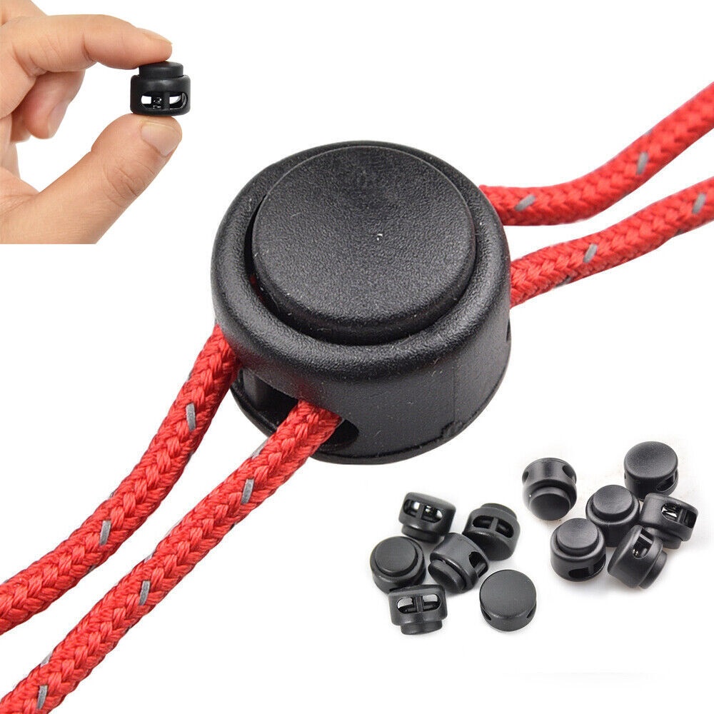 Browns 1pc Guyline Rope Stopper Camping Tent Cord Lock Jacket Hat Shoe ...