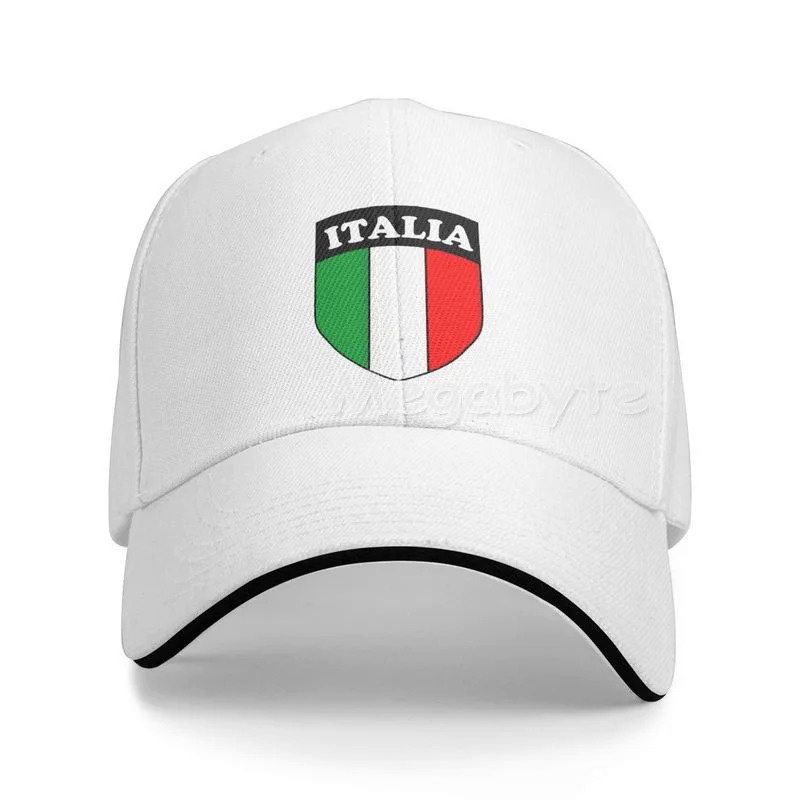 Italia Italy Italian Flag Sandwich Cap Unisex Adjustable Baseball Cap ...